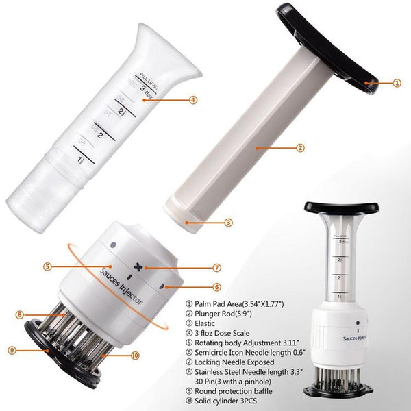 🍗🥩🍖2 in 1 Tenderizer and Sauce Injector🎁 – aneedpicks